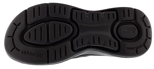 Skechers Women's Go Walk Arch Fit- Five Stars Sandals, Black, 8 M