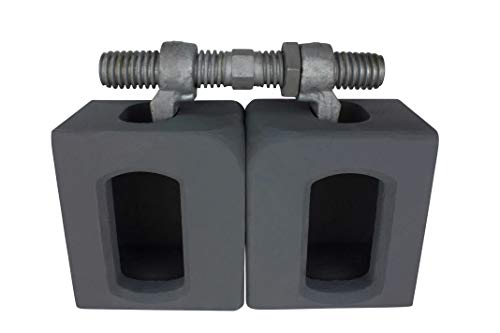 Mytee Products (4 Pack) SEA Rail Shipping Container Bridge Fittings Clamp - 380 mm Clamp - Used to Connect Shipping Containers Together