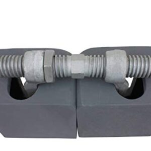 Mytee Products (4 Pack) SEA Rail Shipping Container Bridge Fittings Clamp - 380 mm Clamp - Used to Connect Shipping Containers Together