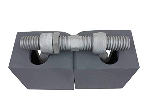 Mytee Products (4 Pack) SEA Rail Shipping Container Bridge Fittings Clamp - 380 mm Clamp - Used to Connect Shipping Containers Together