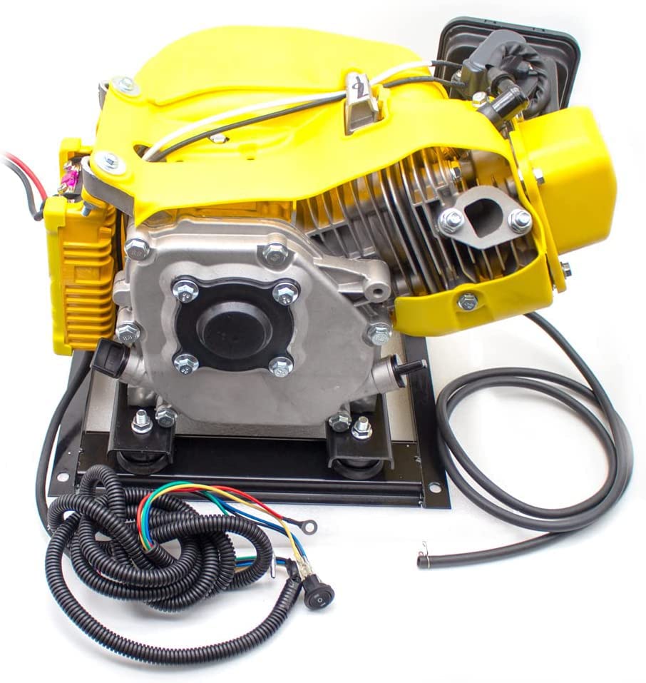 7KW Electric Vehicle Gasoline Generator, Range Extender Electric Start Automatic Frequency Conversion Electric Tricycle Generator (60V, Split Tank)