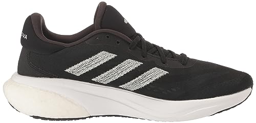 adidas Women's Supernova 3 Sneaker, Core Black/Wonder Silver/White, 8.5