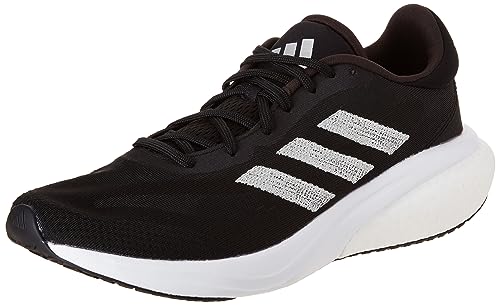 adidas Women's Supernova 3 Sneaker, Core Black/Wonder Silver/White, 8.5