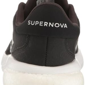 adidas Women's Supernova 3 Sneaker, Core Black/Wonder Silver/White, 8.5