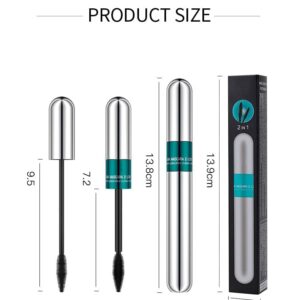 2 PCS Thrive Vibely Mascara 5X Longer Waterproof Superstrong and Long-Lasting No Clumping 4D 2 in 1 Lash Cosmetics For Natural Lengthening And Thickening Effect, Create Beauty Charming Eye Make up