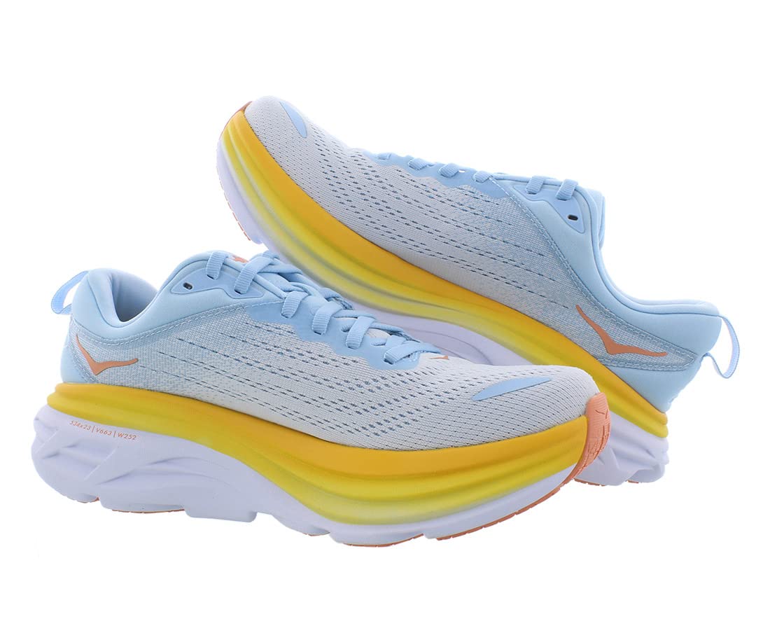 HOKA ONE ONE Bondi 8 Womens Shoes Size 8, Color: Summer Song/Country Air