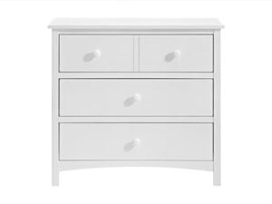 oxford baby universal 3-drawer dresser, barn white