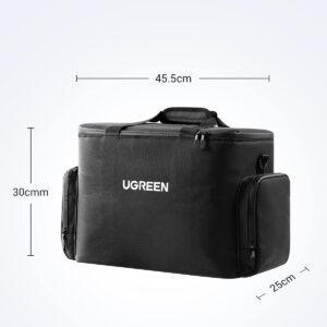 UGREEN Carrying Case Bag for PowerRoam 1200 Portable Power Station Black (Power Station Not Included)