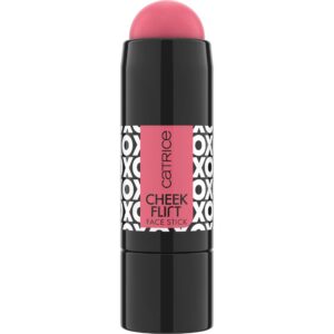 catrice | cheek flirt face stick | highly pigmented, creamy blush stick | eyes, cheeks, & lip tint | lightweight & buildable | free from gluten & parabens| vegan & cruelty free (020 | techno pink)