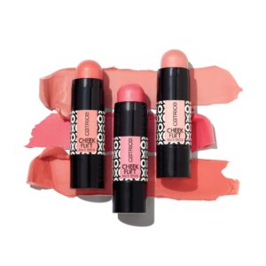 Catrice | Cheek Flirt Face Stick | Highly Pigmented, Creamy Blush Stick | Eyes, Cheeks, & Lip Tint | Lightweight & Buildable | Free From Gluten & Parabens| Vegan & Cruelty Free (020 | Techno Pink)