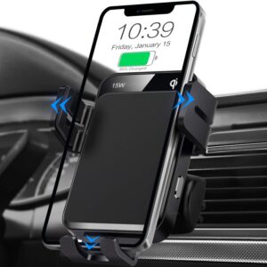 Wireless Car Charger & Air Vent Clip