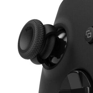 SCUF Thumbstick Grips - 4 Pack with 2 Bases - Catalyst - Joystick Thumb Grips For Xbox One and Xbox Series X & S, PS4, PS5, Nintendo Switch Pro Controller - Black