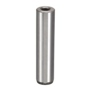 uxcell m10 internal thread dowel pin 20x80mm chamfering flat exhaust groove cylindrical pin bed bookshelf metal devices industrial pins