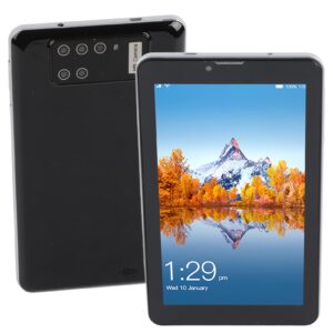 Tablet 7 inch IPS 1200x1920 32GB Storage 4GB RAM Tablets, 3G Dual SIM Dual Standby, Android 10 Tablet PC Dual Camera, 2.4G/5G WiFi, Bluetooth Computer Tablet, Black(us)