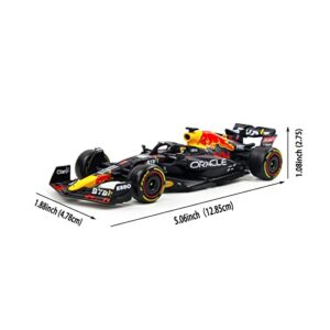 HTLNUZD Bburago 1:43 2022 F1 Champion Racing RB18 #1 Formula Max Verstappen 1/43 NO.1 Alloy Car Die Cast Model Toy Collectible (Standard Version)