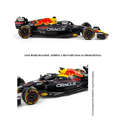 HTLNUZD Bburago 1:43 2022 F1 Champion Racing RB18 #1 Formula Max Verstappen 1/43 NO.1 Alloy Car Die Cast Model Toy Collectible (Standard Version)