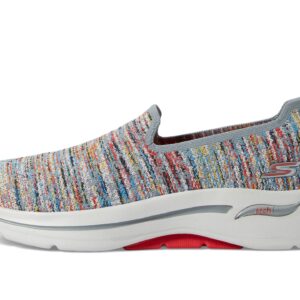 Skechers Go Walk Arch Fit Multicolored Knit Gray/Multi 7 B (M)