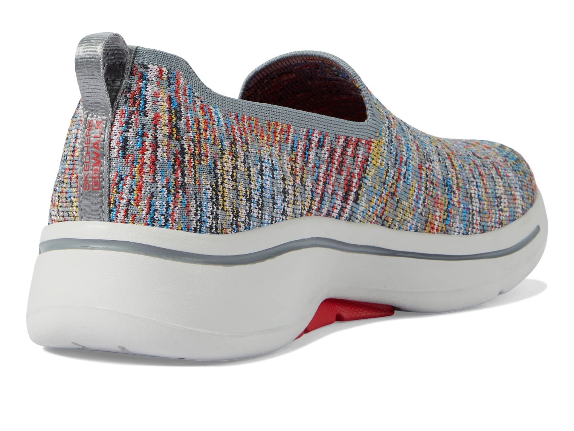 Skechers Go Walk Arch Fit Multicolored Knit Gray/Multi 7 B (M)