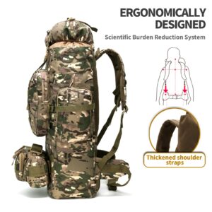 Tianya Outdoor Military Tactical Backpack Molle Assault Backpack Mountaineering Backpack Outdoor Sports Backpack