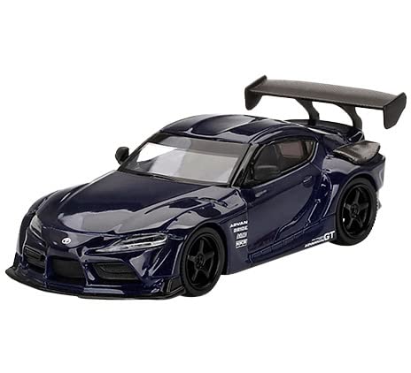 HKS GR Supra (A90) Downshift Blue Metallic Limited Edition to 3600 Pieces Worldwide 1/64 Diecast Model Car by True Scale Miniatures MGT00368