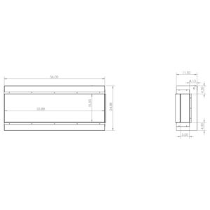 Modern Flames 30-in Redstone Built-In Electric Fireplace