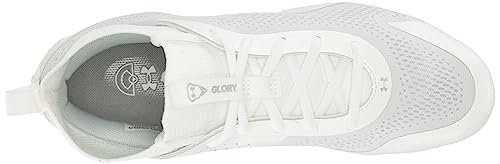 Under Armour Women's Glory 2 MC, (100) White/White/Metallic Silver, 8, US