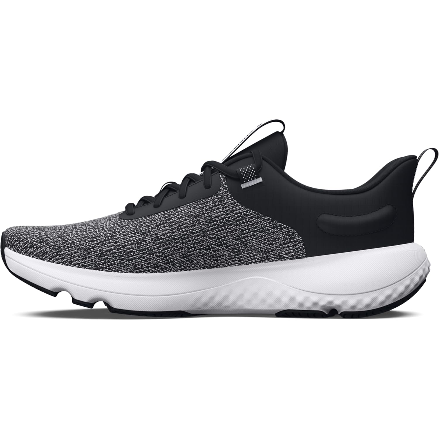 Under Armour Women's Charged Revitalize, (001) Black/Black/White, 8.5, US