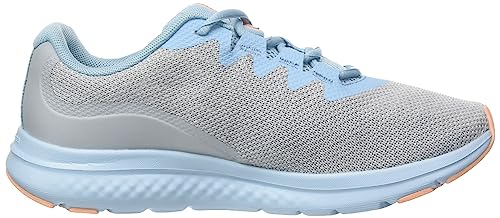 Under Armour Women's Charged Impulse 3 Knit, (102) Mod Gray/Blizzard/White, 9, US