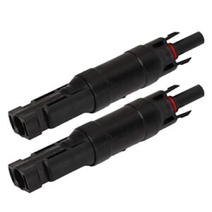 eujgoov 2pcs inline holder 1000vdc 20a waterproof solar pannel connector cable connectors solar system accessories