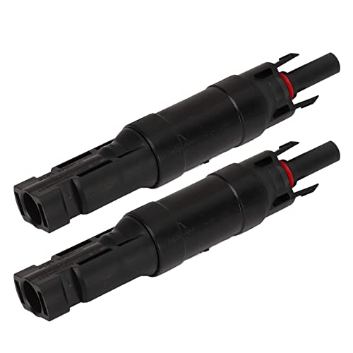 Eujgoov 2Pcs Inline Holder 1000VDC 20A Waterproof Solar Pannel Connector Cable Connectors Solar System Accessories