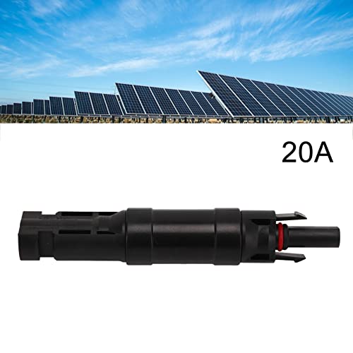 Eujgoov 2Pcs Inline Holder 1000VDC 20A Waterproof Solar Pannel Connector Cable Connectors Solar System Accessories