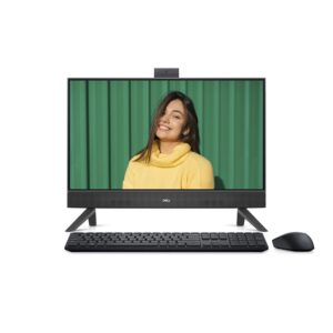 dell inspiron 5415 all in one - 23.8-inch fhd (1920 x 1080) non-touch display, amd ryzen 5 5625u, 8gb ddr4 ram, 256gb ssd, amd radeon graphics, mediatek wi-fi 6, windows 11 home - black (renewed)