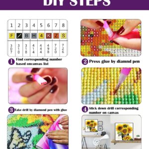 DIY 5D Diamond Painting Kits for Adults Ice Aisa Full Drill Diamond for Adults, Cartoon Diamond Painting Arts for Adults, Painting Rhinestone Embroidery Pictures, Ice, 16x12inch