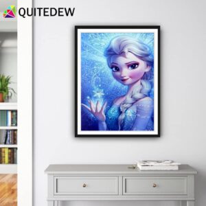 DIY 5D Diamond Painting Kits for Adults Ice Aisa Full Drill Diamond for Adults, Cartoon Diamond Painting Arts for Adults, Painting Rhinestone Embroidery Pictures, Ice, 16x12inch