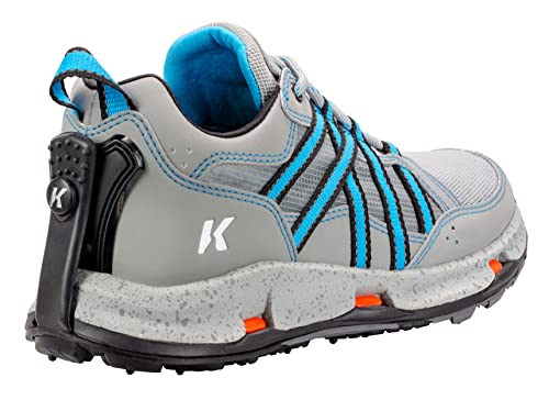 Korkers Women's All Axis Shoe - All Terrain Warm Weather Performance Water Shoe - Included Interchangeable Felt Sole/Size 8