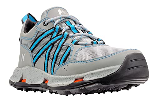 Korkers Women's All Axis Shoe - All Terrain Warm Weather Performance Water Shoe - Included Interchangeable Felt Sole/Size 8