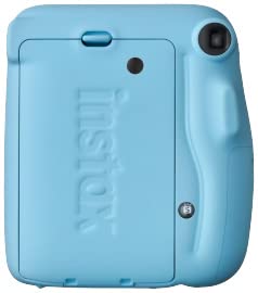 Fujifilm Instax Mini 11 Instant Camera Accessory Kit (Sky Blue) with Case, Instax Mini Film (2 Pack) and Instax Mini Sky Blue Film