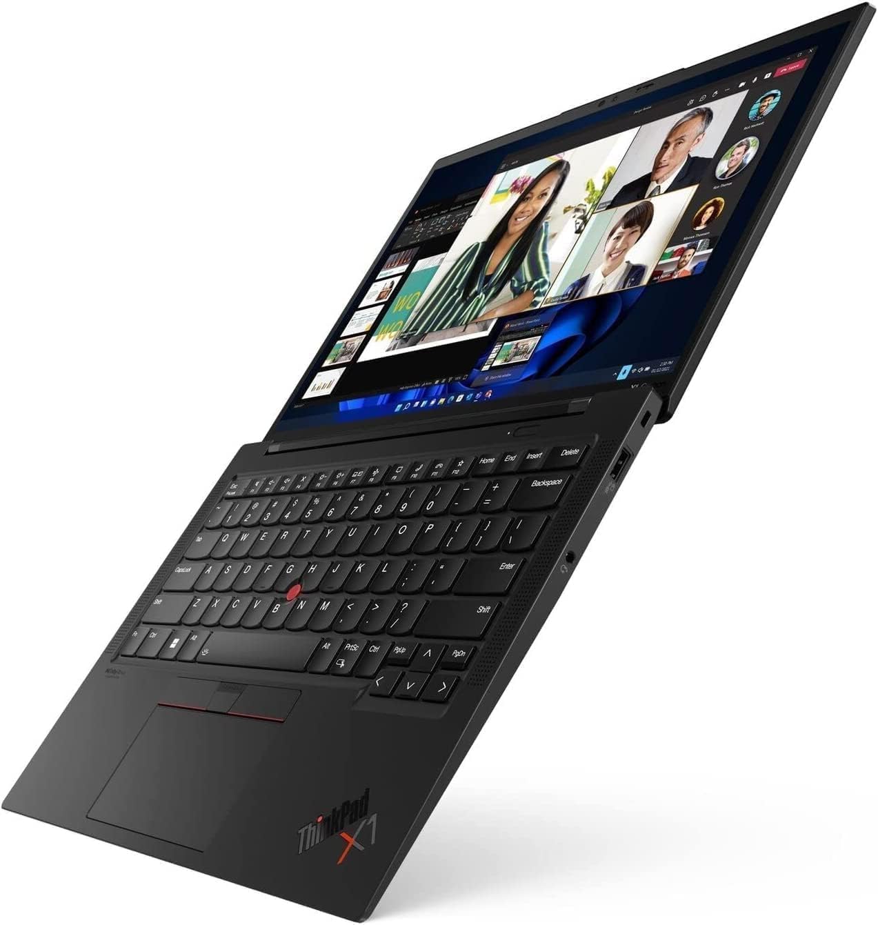 Lenovo ThinkPad X1 Carbon Gen 10 Business Laptop (14" FHD+ Touchscreen, Intel 12-Core i7-1260P, 32GB LPDDR5 RAM, 2TB SSD), Backlit, Fingerprint, 3-Yr Warranty, FHD Webcam, Wi-Fi 6E, Win 11 Pro, Black