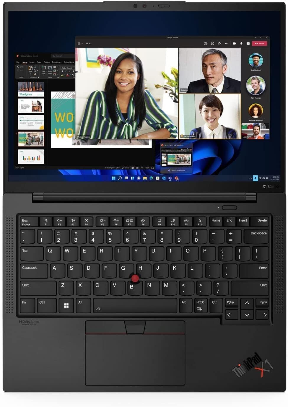 Lenovo ThinkPad X1 Carbon Gen 10 Business Laptop (14" FHD+ Touchscreen, Intel 12-Core i7-1260P, 32GB LPDDR5 RAM, 2TB SSD), Backlit, Fingerprint, 3-Yr Warranty, FHD Webcam, Wi-Fi 6E, Win 11 Pro, Black