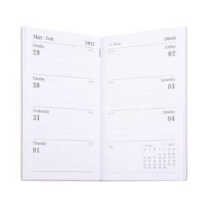 Kisangel Writing Plans Notepad Notebooks 2023 Agenda Book Paper Student Simple Periodicals Note Pads Office Notepad