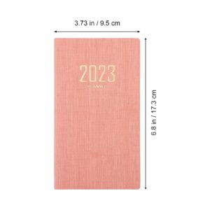 Kisangel Writing Plans Notepad Notebooks 2023 Agenda Book Paper Student Simple Periodicals Note Pads Office Notepad