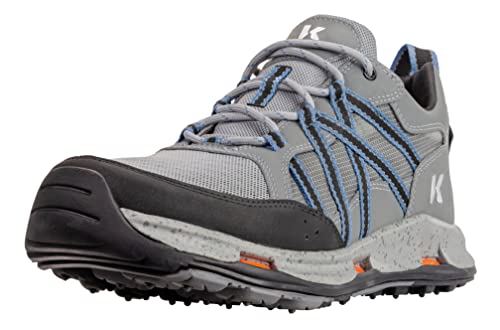 Korkers Men's All Axis Shoe - All Terrain Warm Weather Performance Water Shoe - Included Interchangeable TrailTrac Sole/Size 12