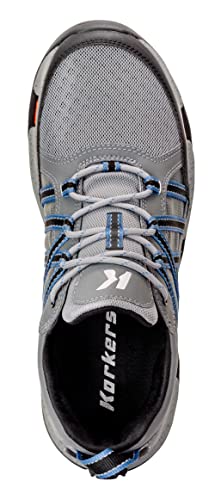 Korkers Men's All Axis Shoe - All Terrain Warm Weather Performance Water Shoe - Included Interchangeable TrailTrac Sole/Size 12