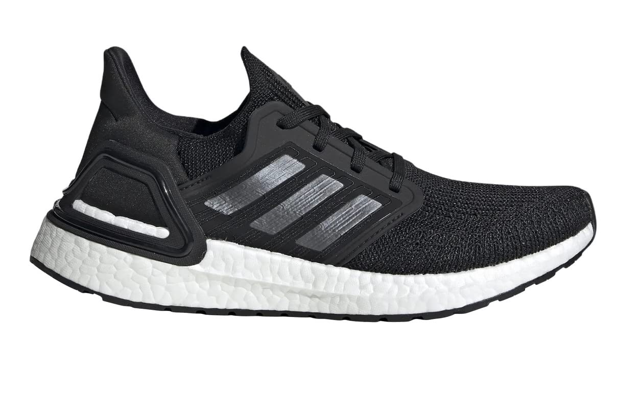 adidas Women's Ultraboost 20 Running Shoe, Core Black/Night Metallic/Cloud White, 5.5 M US