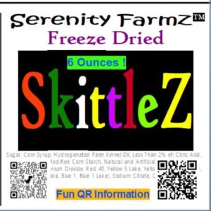 6 Oz Freeze Dried Candy Eco Puffz - Michigan Hand Crafted Small Farm Serenity Farmz-Packaging May Vary