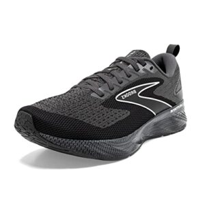 brooks men’s levitate 6 neutral running shoe - blackened pearl/ebony/white - 9 medium