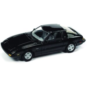 1982 mazda rx-7 tornado silver met classic gold collection ltd ed to 12480 pcs worldwide 1/64 diecast model car by johnny lightning jlcg029-jlsp244 a