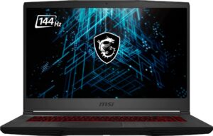 msi 2023 gf65 thin 15.6" fhd ips 144hz gaming laptop intel 6-core i5-10500h nvidia geforce rtx 3060 6gb gddr6 32gb ddr4 1tb nvme ssd hdmi usb-c wifi ax rj-45 backlit windows 11 home w/re 32gb usb