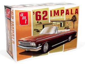 amt 1962 chevy impala convertible 1:25 scale model kit