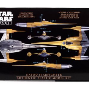 AMT Star Wars: The Phantom Menace N-1 Naboo Starfighter (Snap) 1:48 Scale Model Kit